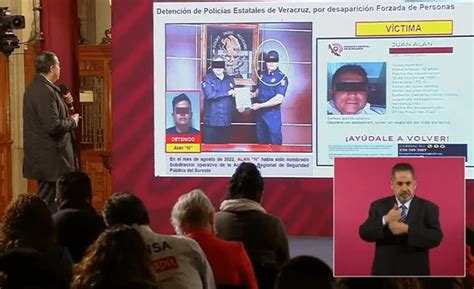 Gobierno federal destaca detención de 4 policías por desaparición de