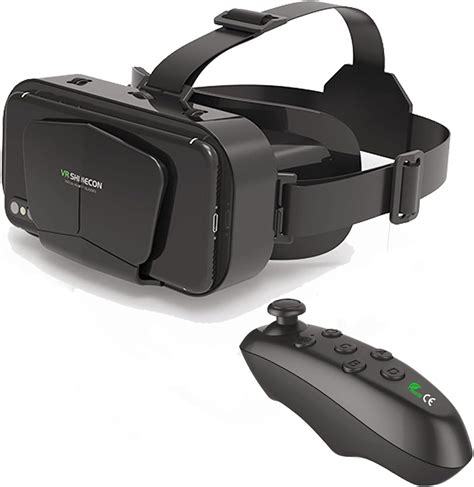 LONGLU Casque de Réalité Virtuelle 3D avec Manette Lunettes de Réalité