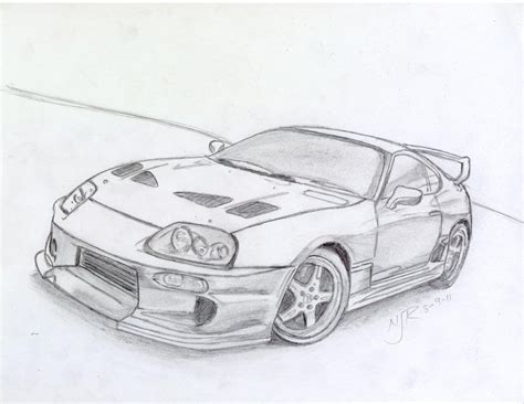 Toyota Supra Drawing Google Zoeken Car Drawings Cool Car Drawings