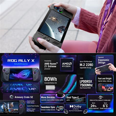 ASUS ROG Ally X Handheld Gaming PC Officially Unveiled Packs Ryzen Z1