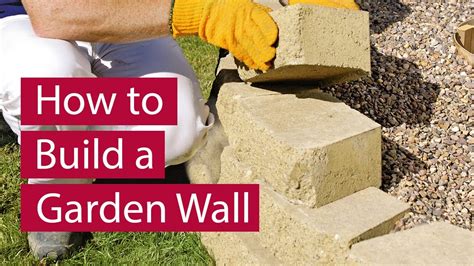 How To Build A Garden Wall Builders Villa