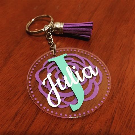 Llavero Acr Lico Vinil Keychain Cricut Free Cricut