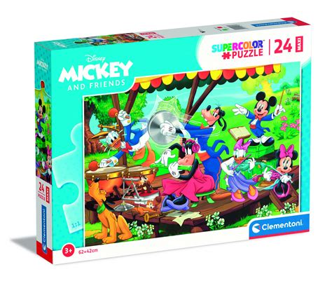 Clementoni Puzzle 24 Maxi Mickey Mouse and Friends bébé mu