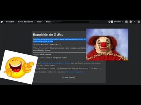 La Primera Vez Que Me Banearon De Roblox Por 3 Días YouTube