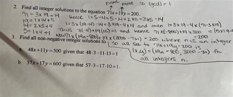 solved 2 find all integer solutions to the equation prime