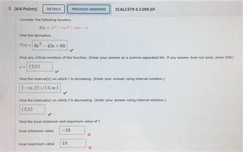 solved 3 [4 6 points] details previous answers scalcet9