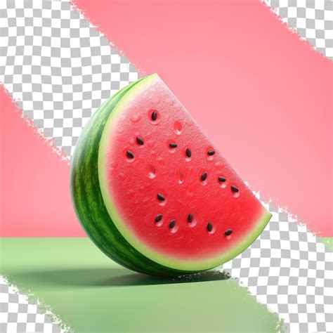 Premium Psd Watermelon On Transparent Background