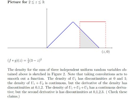 example for the sum of 3 independent uniform