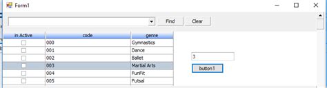 C How Do I Alternate Gridview Selection From Another Form Stack