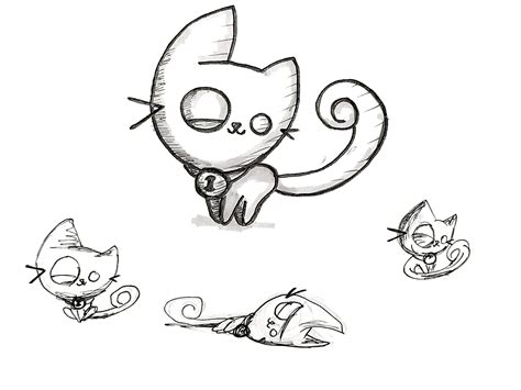 Cute Chibi Cat Drawing Atelier Yuwa Ciao Jp