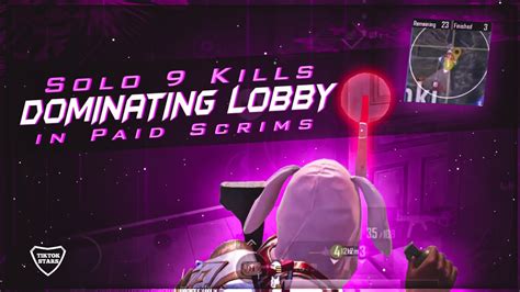 IGL POV Paid Scrims Solo WWCD With 20 Kills Competitive Gameplay