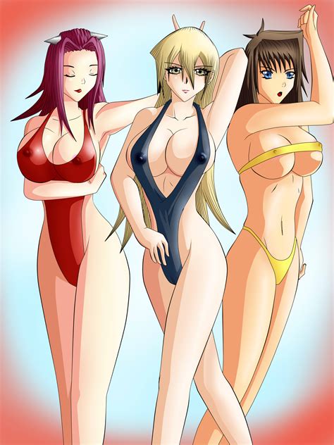 Xbooru Akiza Izinski Alexis Rhodes Alluring Big Breasts Breasts