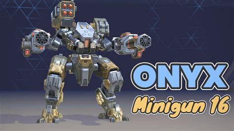 New Mech Onyx And Minigun Mech Arena Youtube