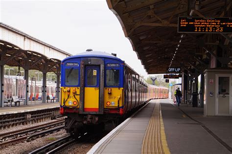 South Western Railway Class 455 At Wimbledon Railway Stati Flickr