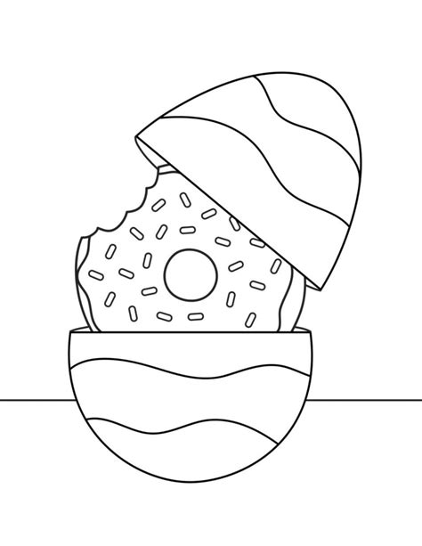 Desenhos De Rosquinha Para Colorir