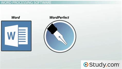what is word processing software definition types and examples video and lesson transcript