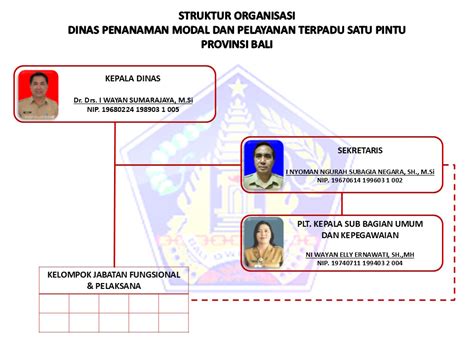Dinas Penanaman Modal Dan PTSP Provinsi Bali Struktur