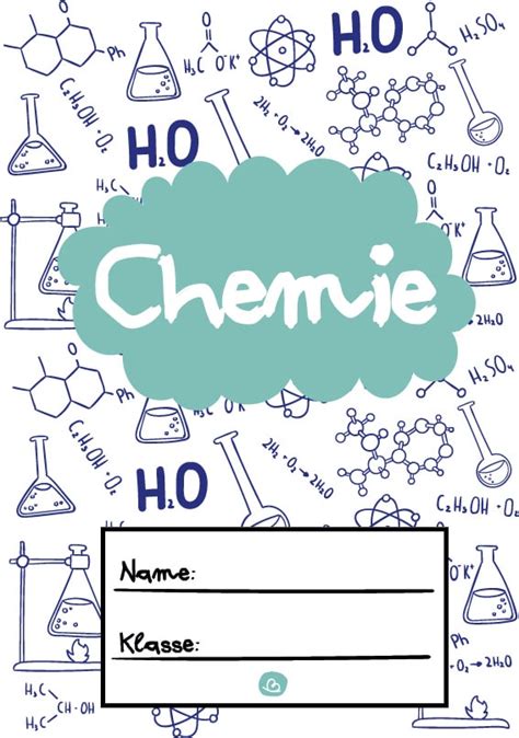 6 Deckblätter für Chemie zum Ausdrucken Wunderbunt de