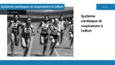 3ème Système cardiaque et respiratoire à l effort