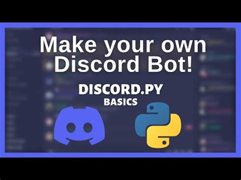 How To Make A Discord With Python In 2021 Discord Py YouTube