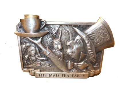 Vintagetrafficusa Hidden Pipe The Mad Hatter Tea Party Belt Buckle Capt Hawks Sky Patrol Hippie