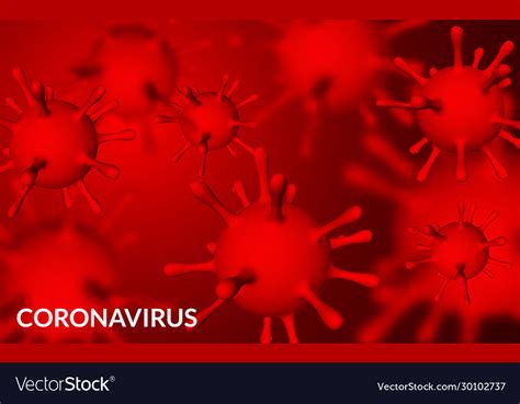 Coronavirus Covid19 19 2019 Nkov 3d Virus Unit Vector Image