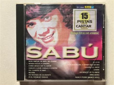 Cd 15 Pistas Para Cantar Como Sabu Cuotas sin interés