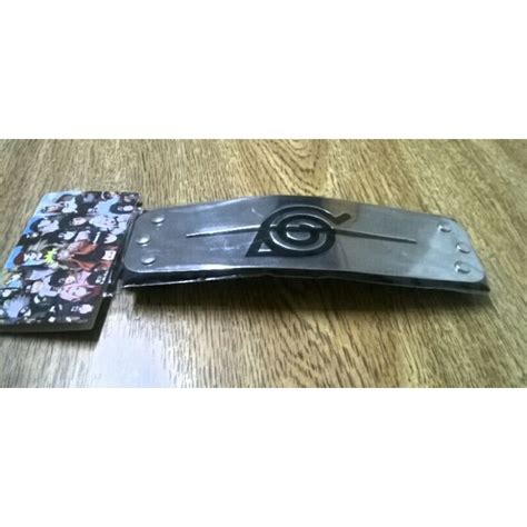 Bandana Naruto Vila Da Folha Renegado Metal Flexivel Cosplay