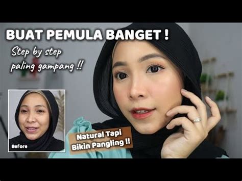 TUTORIAL MAKEUP PEMULA BANGET STEP BY STEP SIMPLE NATURAL YouTube