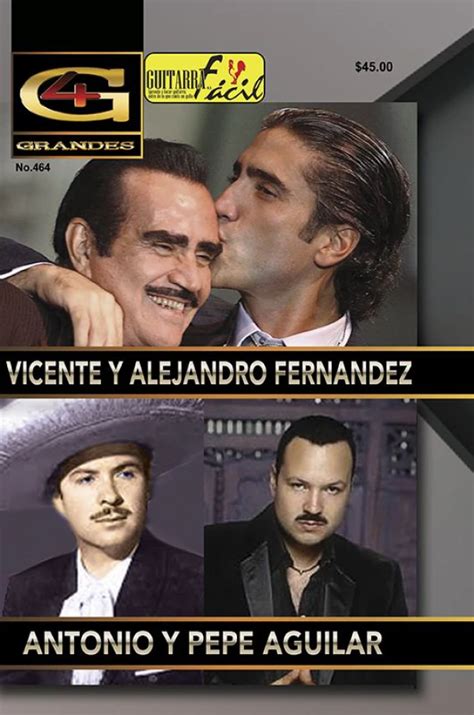 Álbum de Guitarra Fácil No 464 Vicente y Alejandro Fernández