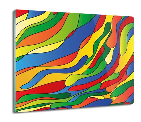 osłona splashback z foto Abstrakcja witraż 60x52 ArtprintCave