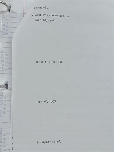 solved 3 ﻿continued 2 ﻿simplify the following