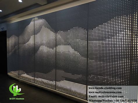 Perforated Aluminum Wall Cladding Wall Cladding Interior Wooden Wall