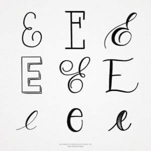 234 Handlettering Buchstaben Zum Nachmachen Sammlung
