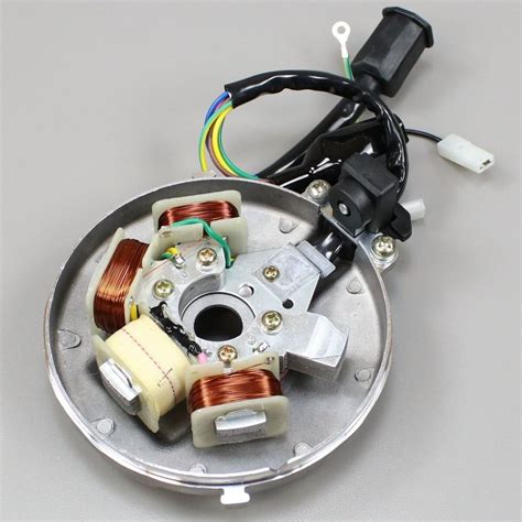 Stator d allumage 12V 4 pôles avec capteur et platine Peugeot 103