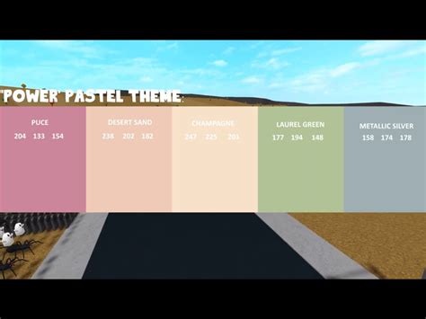 Pastel Color Codes Bloxburg NBKomputer