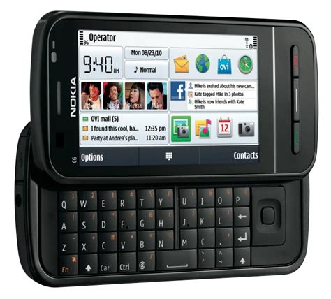Nokia C6 Unlocked GSM Phone With Easy E Mail Setup Side Sliding