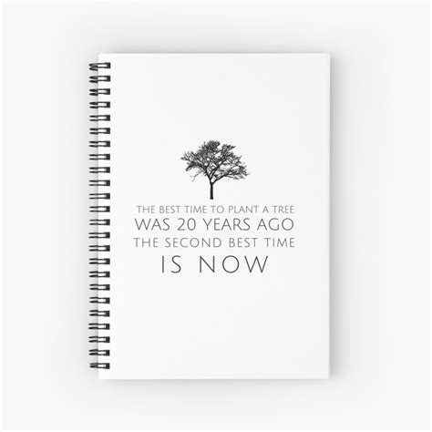 Cuaderno de espiral El mejor momento para plantar un árbol fue hace 20