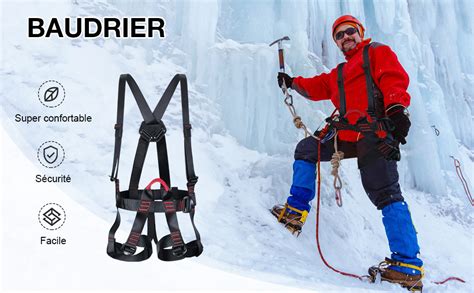 Enjohos Baudrier Elagage Baudrier Escalade Harnais De S Curit