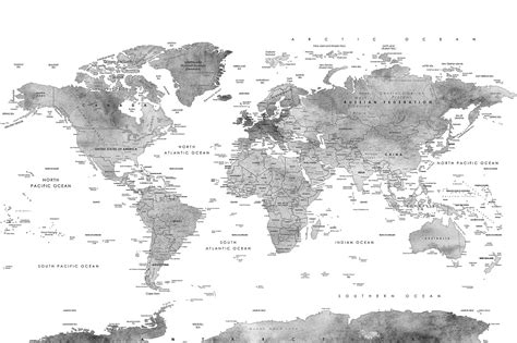 Carte Du Monde Imprimer Voyages Cartes