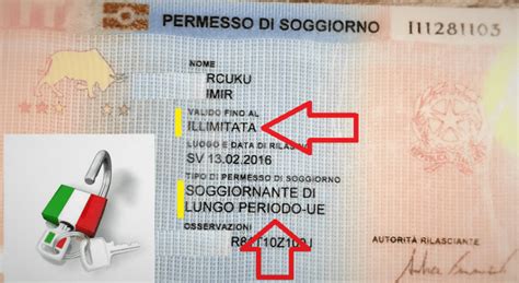 Con La Carta Di Soggiorno O Il Permesso Di Soggiorno Illimitato UE