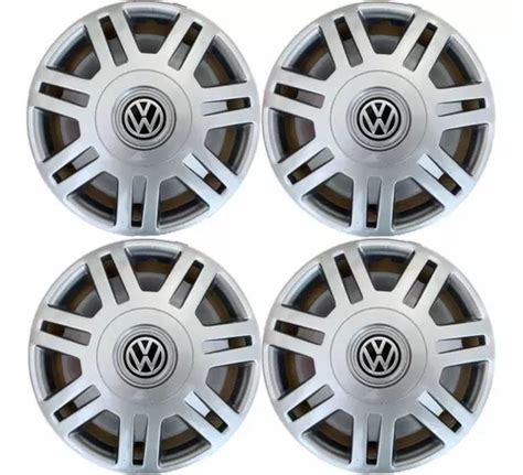 Juego De Tapones Tapas Polveras Tipo Original Vw Pointer Meses Sin