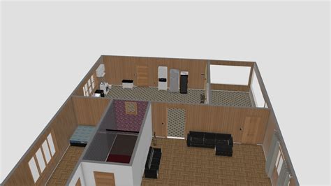 Casa Da Fernanda De Jaqueline Planta 3D Mooble