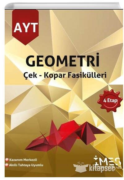 AYT Geometri Çek Kopar Fasikülleri 4 Etap İMES Eğitim Yayınları