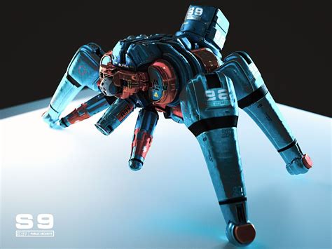 ArtStation S9 Tachikoma ECS2 Federico Pelat Concept Design Mech