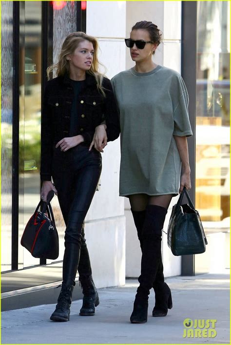 Pregnant Irina Shayk Goes Shopping With Pal Stella Maxwell Photo