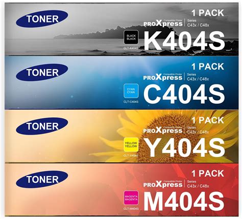 Amazon CLT K404S CLT C404S CLT M404S CLT Y404S Toner Cartridge