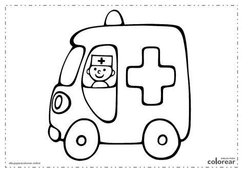 Dibujo De Ambulancia Cruz Roja Para Colorear Porn Sex Picture