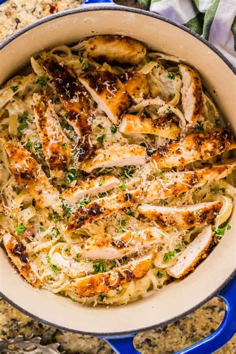 Garlic Parmesan Chicken Pasta Table For Two By Julie Chiou