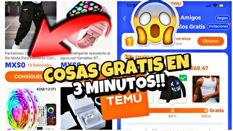 COMO CONSEGUIR REGALOS GRATIS en TEMU FÁCIL YouTube